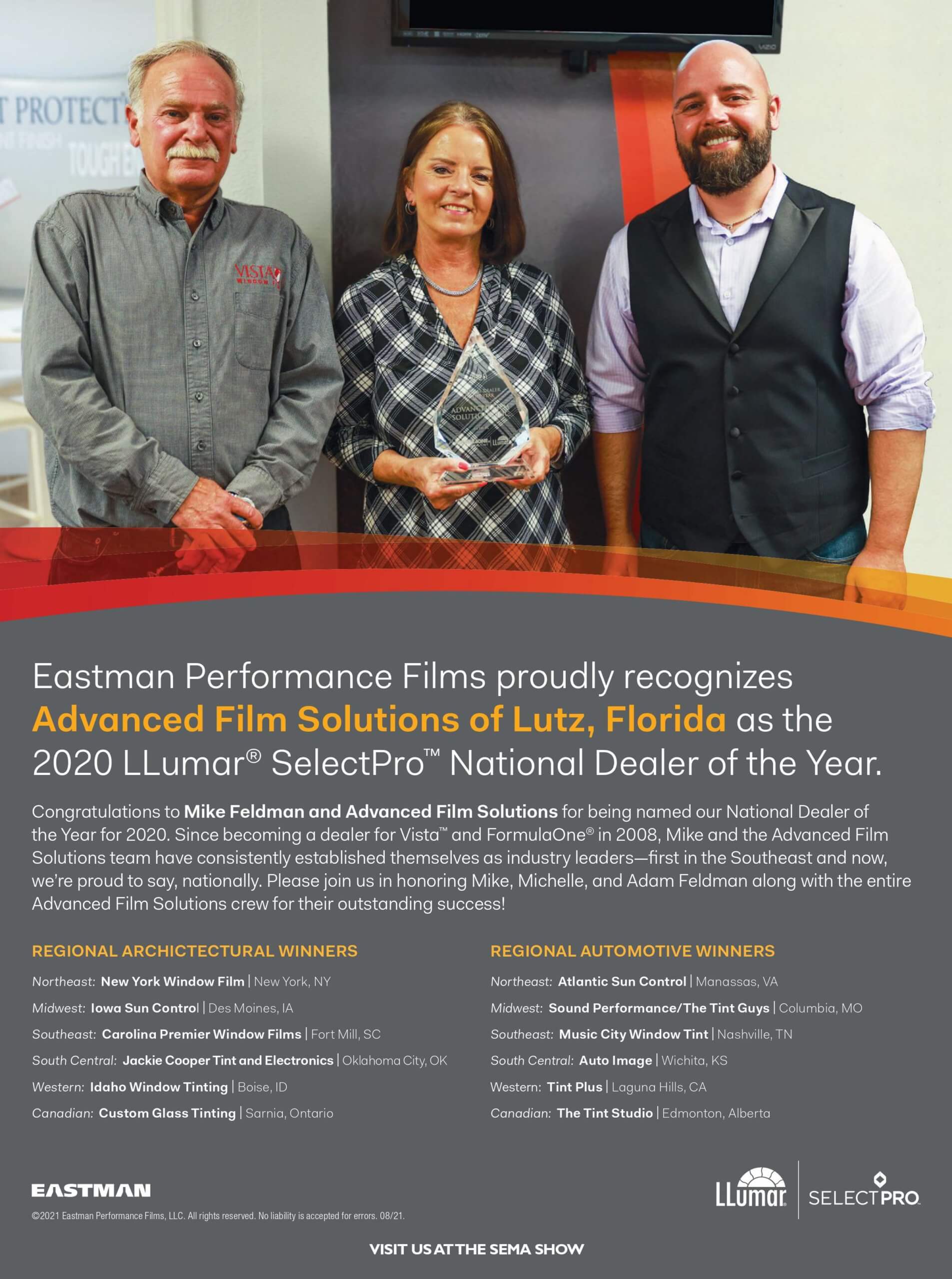 Eastman Chemical Performance Window Film, Advanced Film Solutions ...